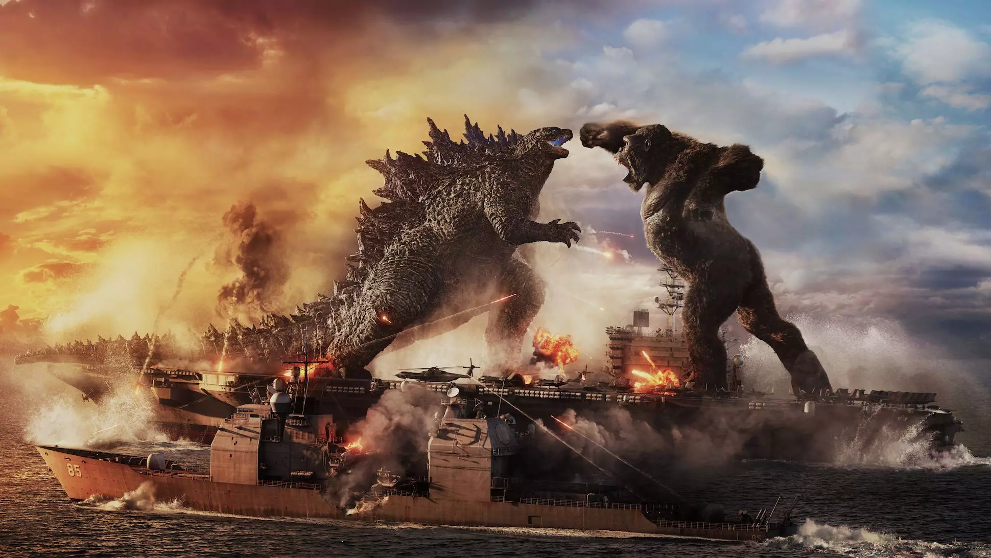 Godzilla vs King Kong: Wien seng Poops wier méi grouss?