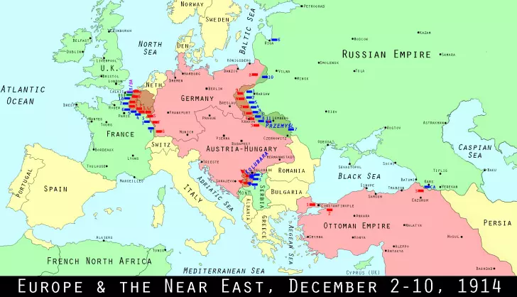 Centenari de la Primera Guerra Mundial: Victòria Sèrbia a Kolubara 12490_1