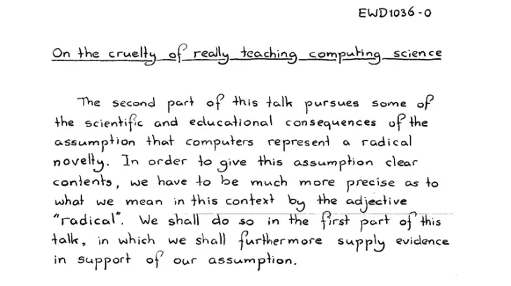 Retrobituaries: Edsger Dijkstra, Computer Scientist 13041_1