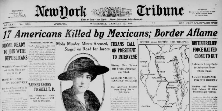 Centenaire de la Première Guerre mondiale : les troupes de Pancho Villa assassinent 18 Américains 16080_2