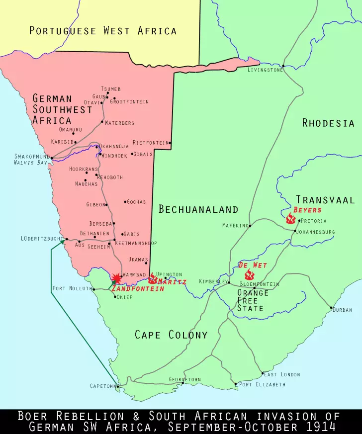 Stogodišnjica Prvog svjetskog rata: Nijemci se predali u JZ Africi 16096_2