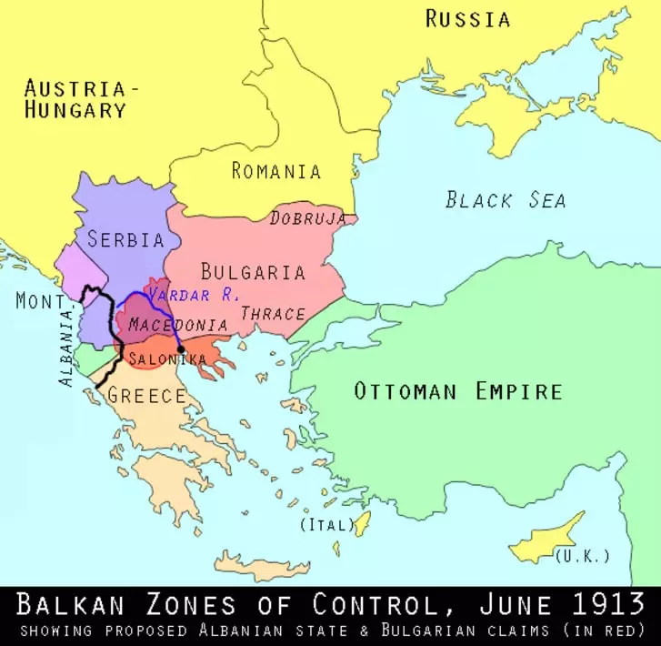 World War I Centennial: Serbia at Greece Ally Against Bulgaria 16167_1