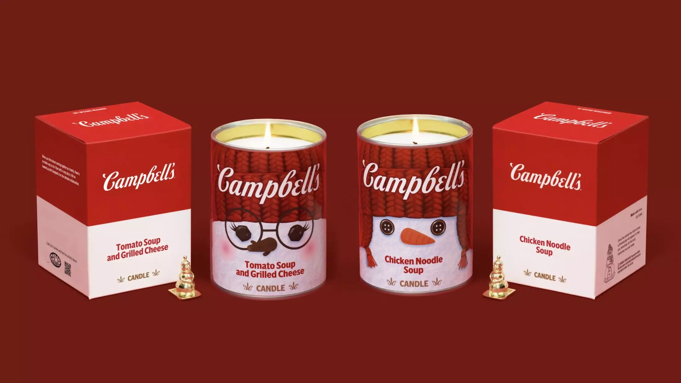 As velas perfumadas de Campbell cheiram como suas sopas favoritas