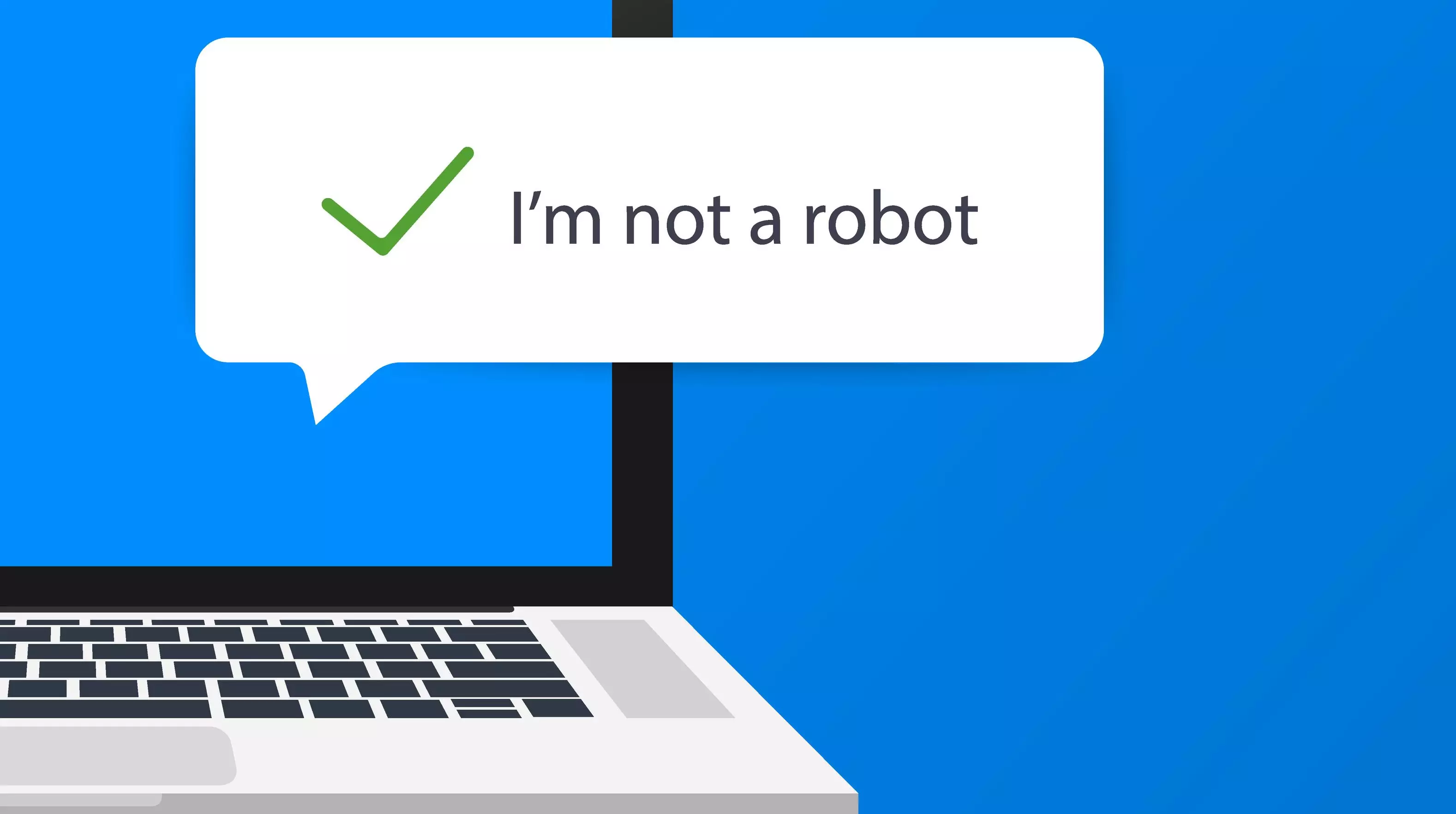 Kedu ihe kpatara Bots enweghị ike ịlele igbe nlele "Abụghị m Robot"?