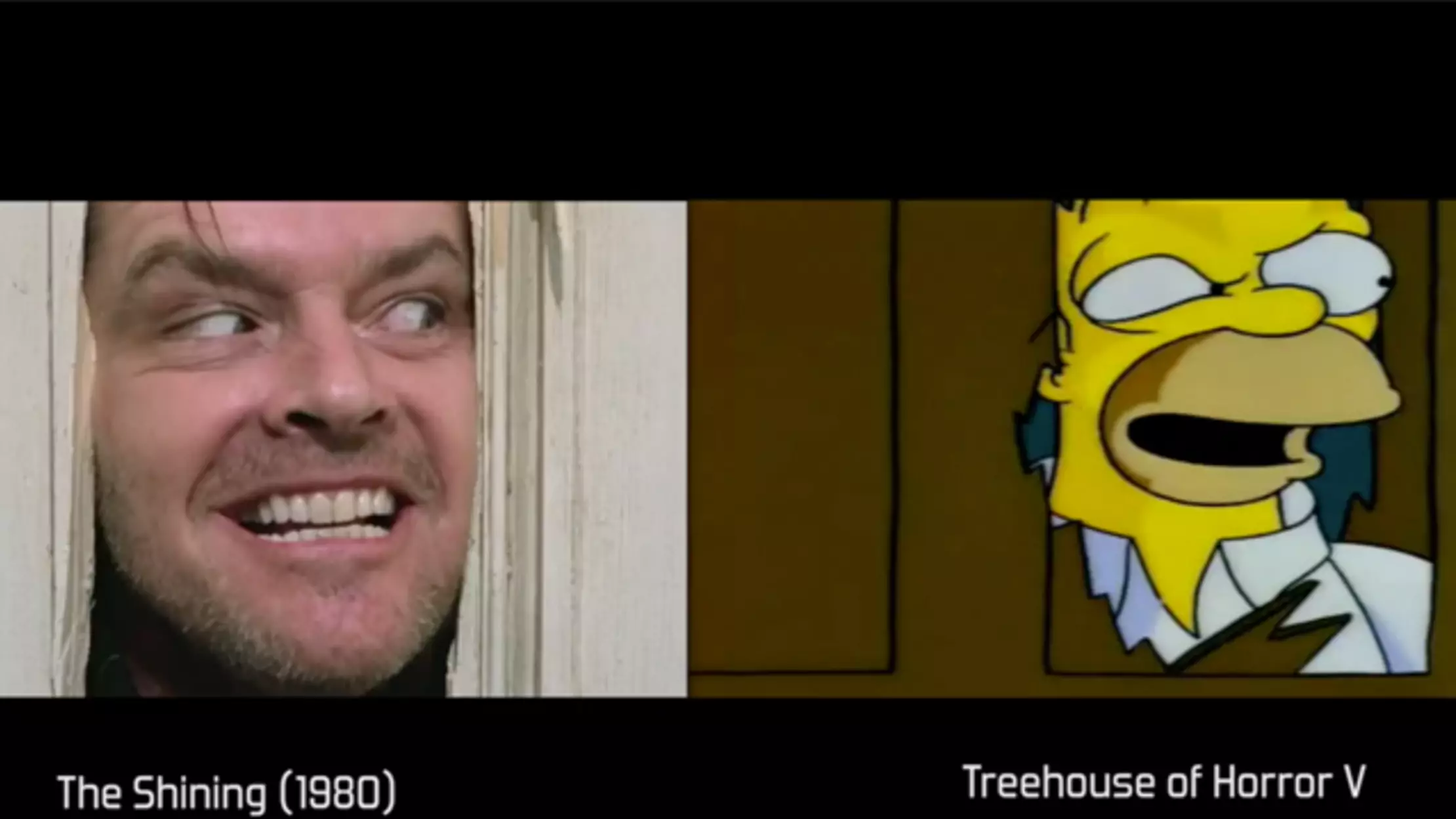 I-Mashup ibonisa ukuchaneka okumangalisayo kwe-'The Simpsons' Movie Parodies