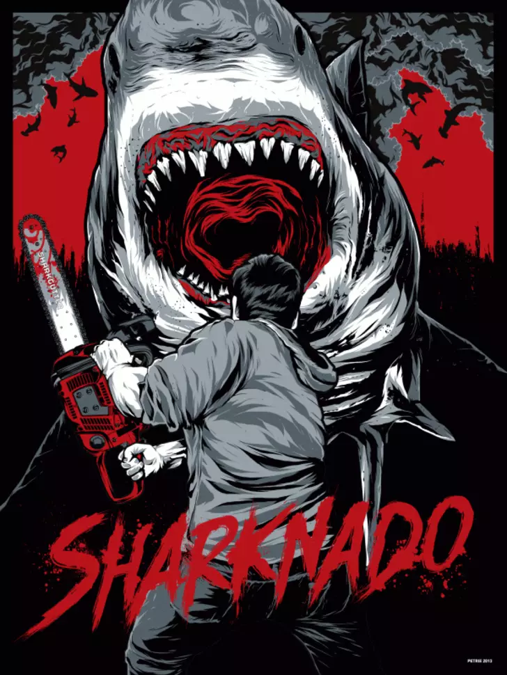 A Roundup saka Sharknado Tribute Art 24734_11