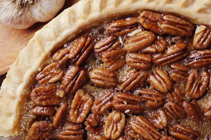 Pecan pastelaren lehen planoa.