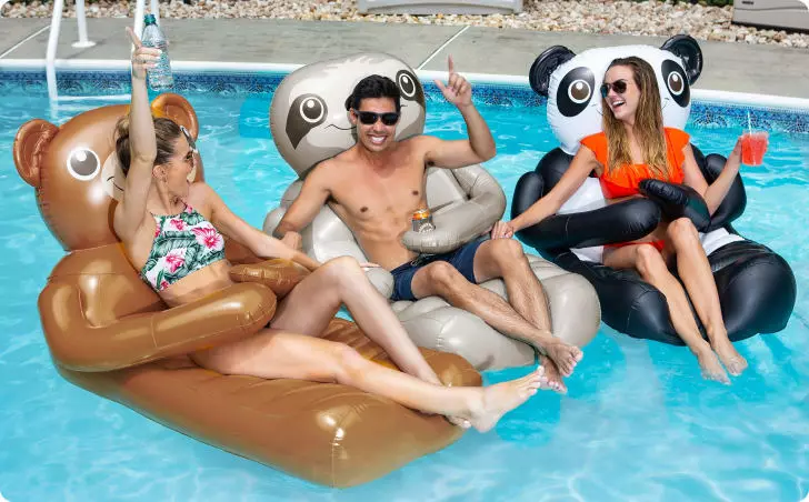 Ev Sloth Pool Float-a Inflatable ji bo Rojên Havînê yên Tembelek Pêveka Bêkêmasî ye 26643_1