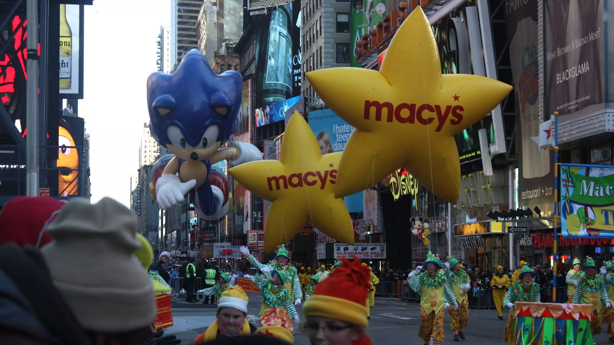 Nehody balónového průvodu Macy’s Daygiving Day Parade