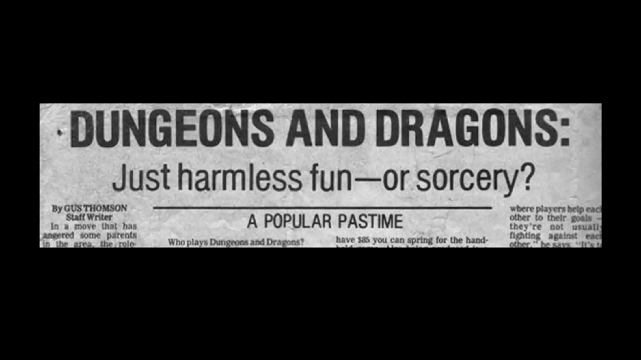 12 Nutty Dungeons & Dragons Fa'asalalauga Fa'amatalaga Mai le 1980s