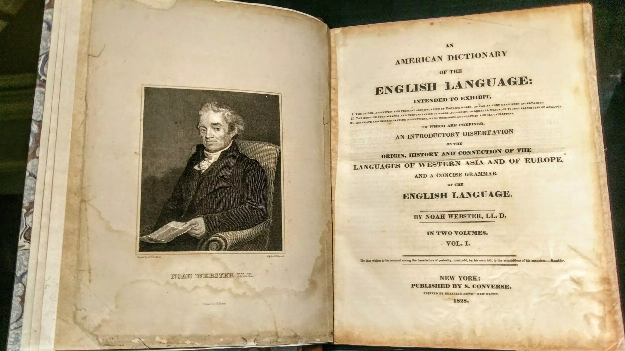 Noah Webster'ın Anlaşılmayan 26 Yazım Değişikliği