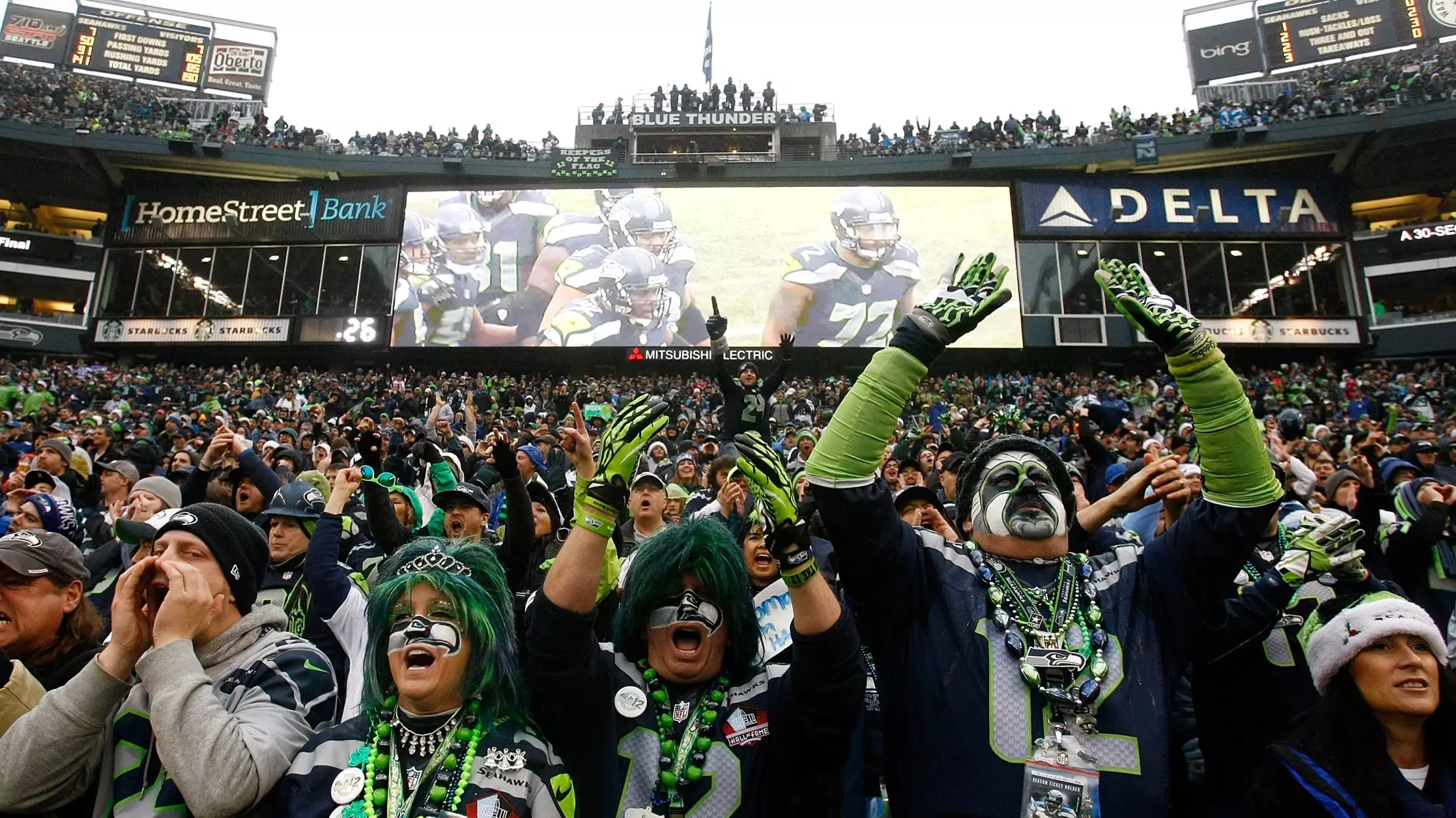 Por que o campo CenturyLink de Seattle é tão barulhento?