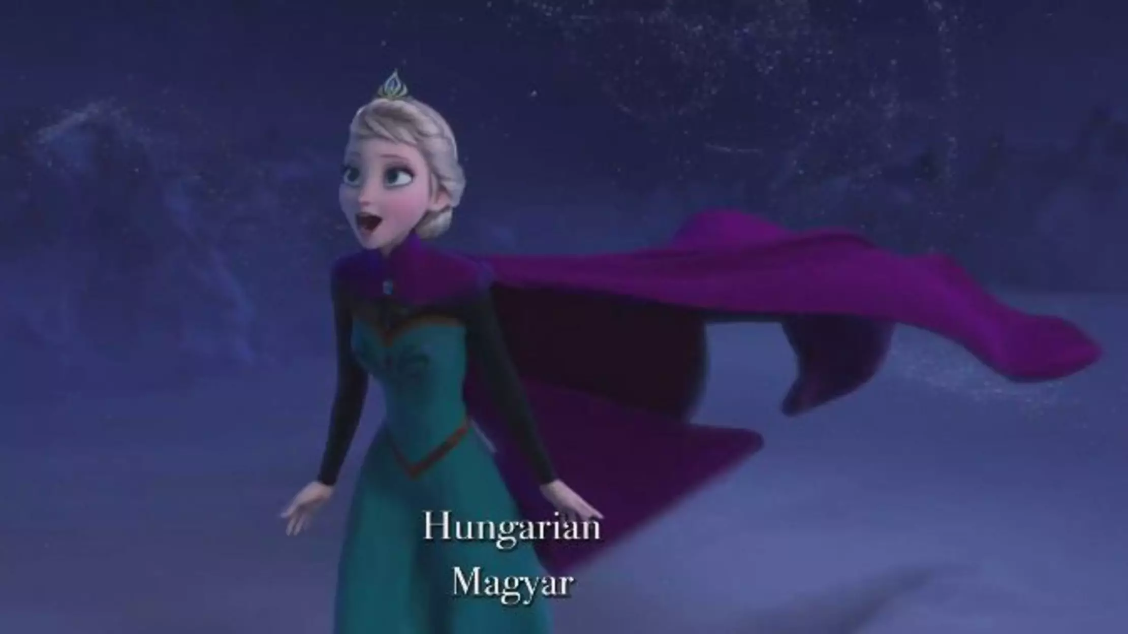 Диснейн Frozen Sung дуунаас "Let It Go" дууг 25 хэлээр сонсоорой