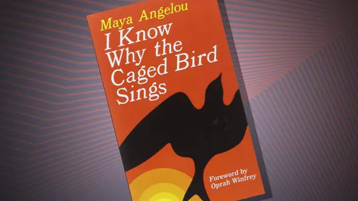 Sampul 'I Know Why the Caged Bird Sings' dening Maya Angelou