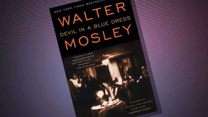 Walter Mosley의 '파란 드레스를 입은 악마' 표지