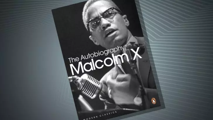 Sampul 'The Autobiography of Malcom X'