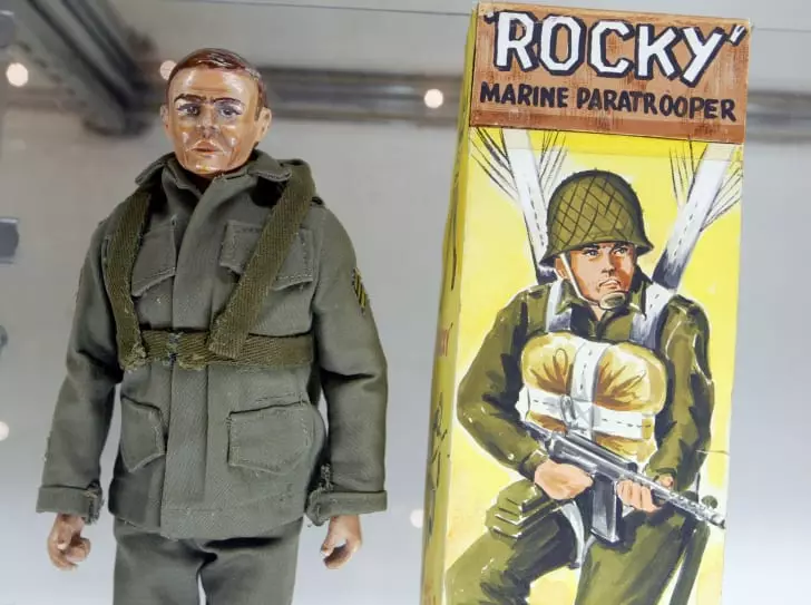 Ein Vintage-G.I. Joe-Prototyp ausgestellt