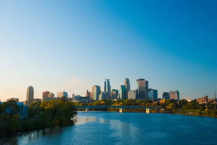 Panoramę Minneapolis