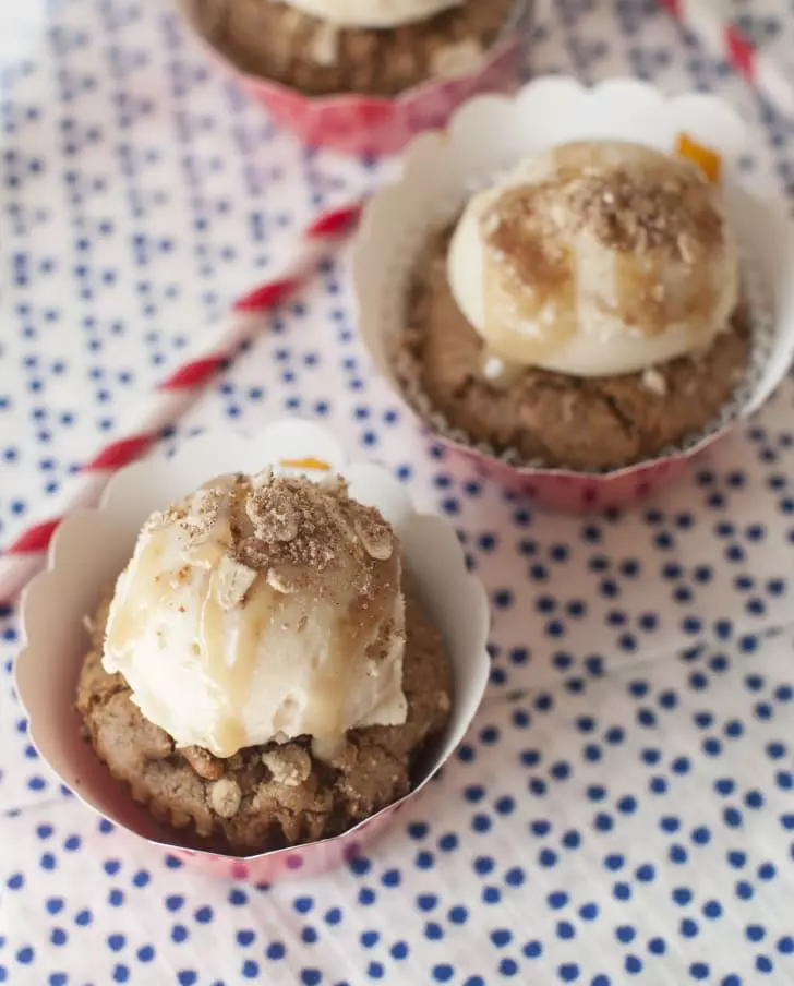 Sweet Freedom Bakery Apple Crisp Cupcake