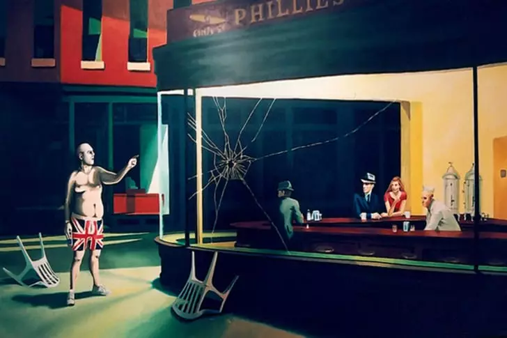 Mpanakanto 10 voataonan'i Edward Hopper's Nighthawks 9465_4